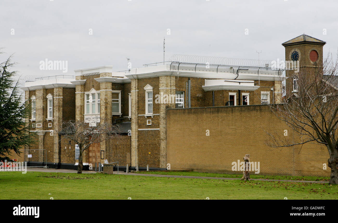 General view of the entrance to hmp rochester in rochester hi-res stock ...