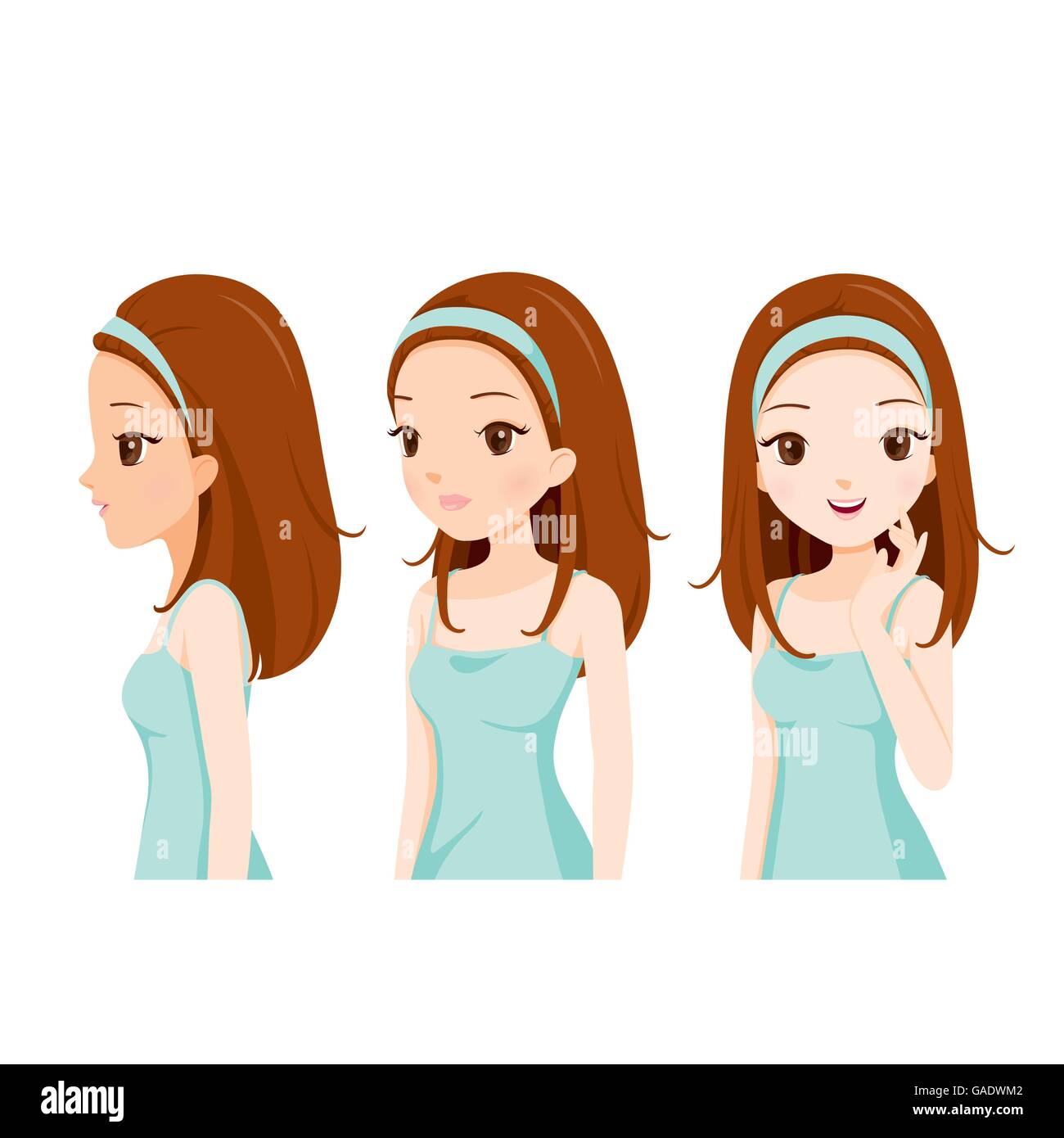 Skin tone woman Stock Vector Images - Alamy