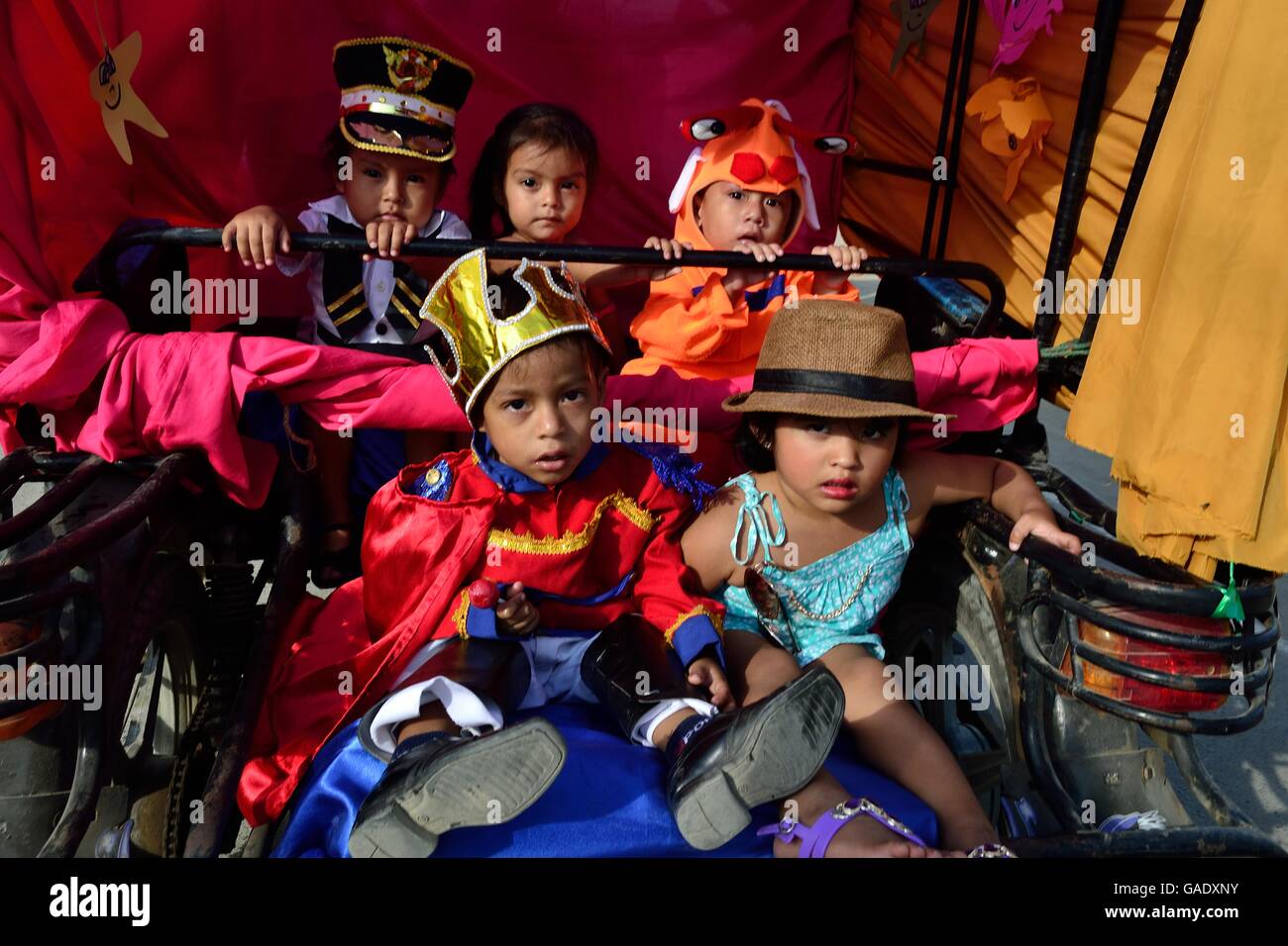 Motokar - Festival on the Day of San Pedro in PUERTO PIZARRO ...