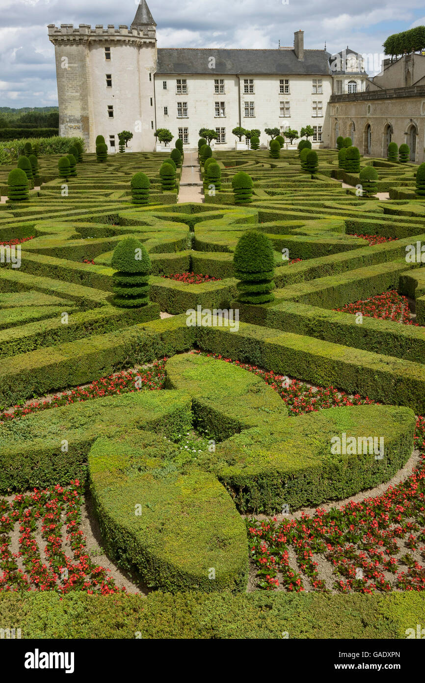Villandry chateau hi-res stock photography and images - Alamy