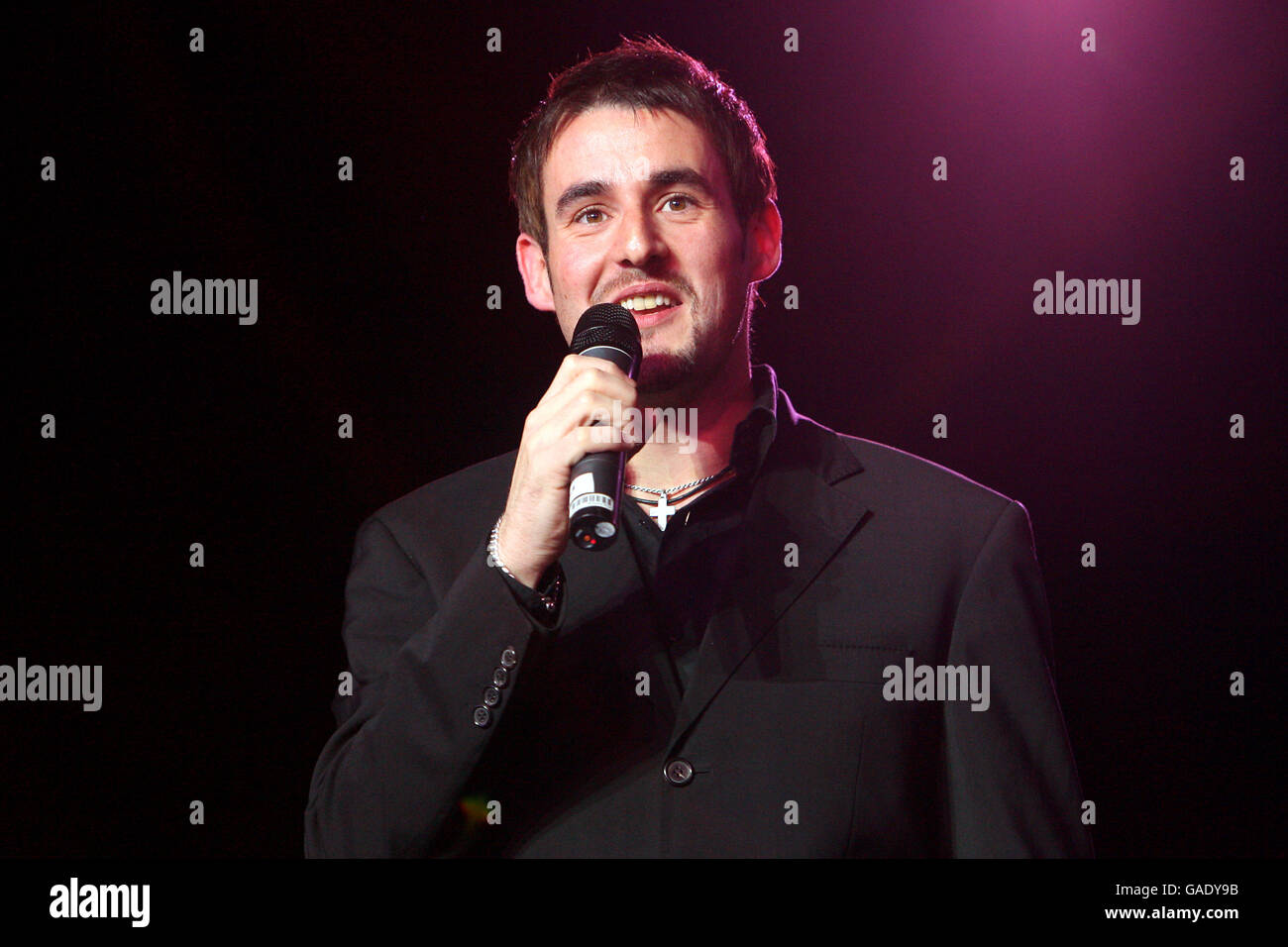 Soccer - PFA Gala Dinner - GMEX Centre. Singer Jon Christos entertains ...
