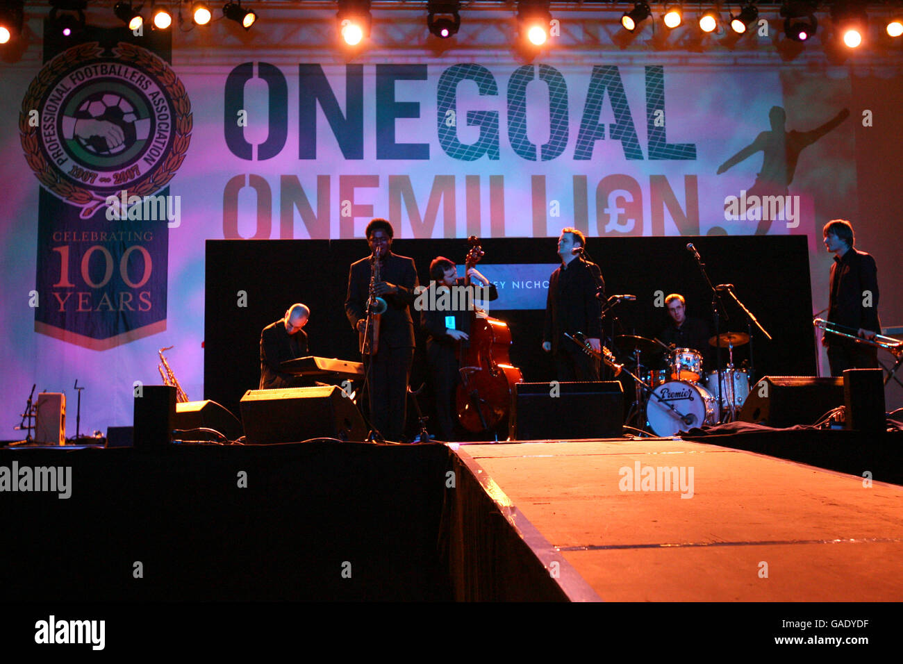 Entertainment at the pfa centenary gala dinner hi-res stock photography ...