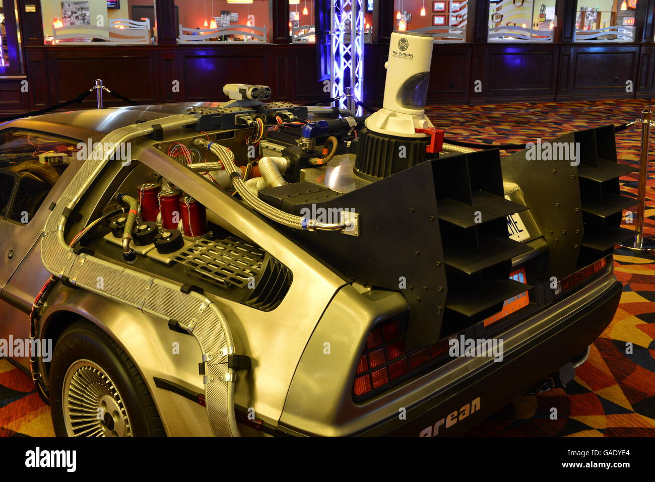 Back to the Future De Lorean Stock Photo - Alamy
