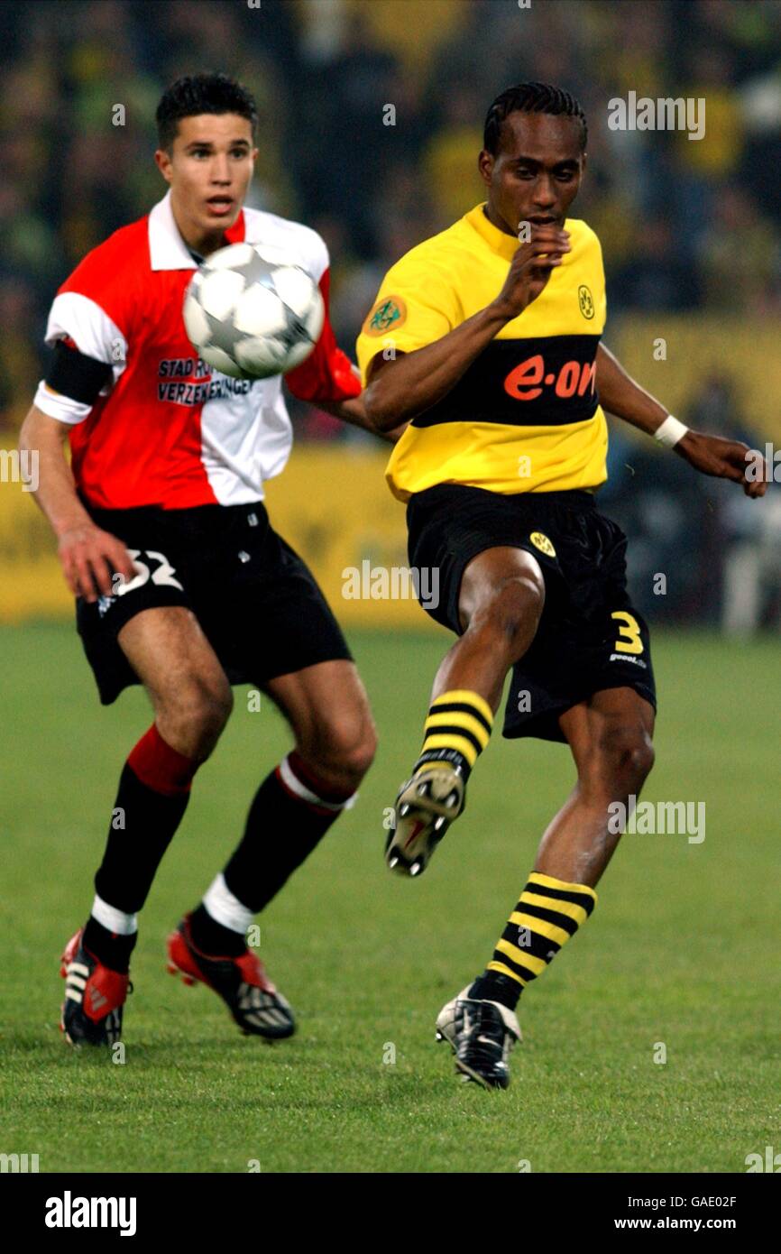 Soccer - UEFA Cup - Final - Feyenoord v Borussia Dortmund Stock Photo ...