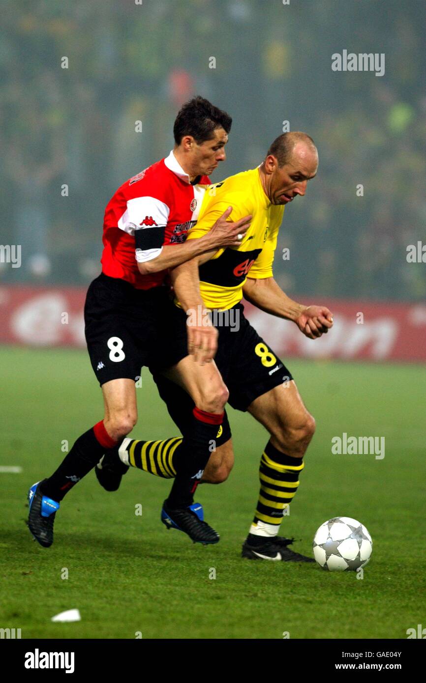 Soccer - UEFA Cup - Final - Feyenoord v Borussia Dortmund Stock Photo ...
