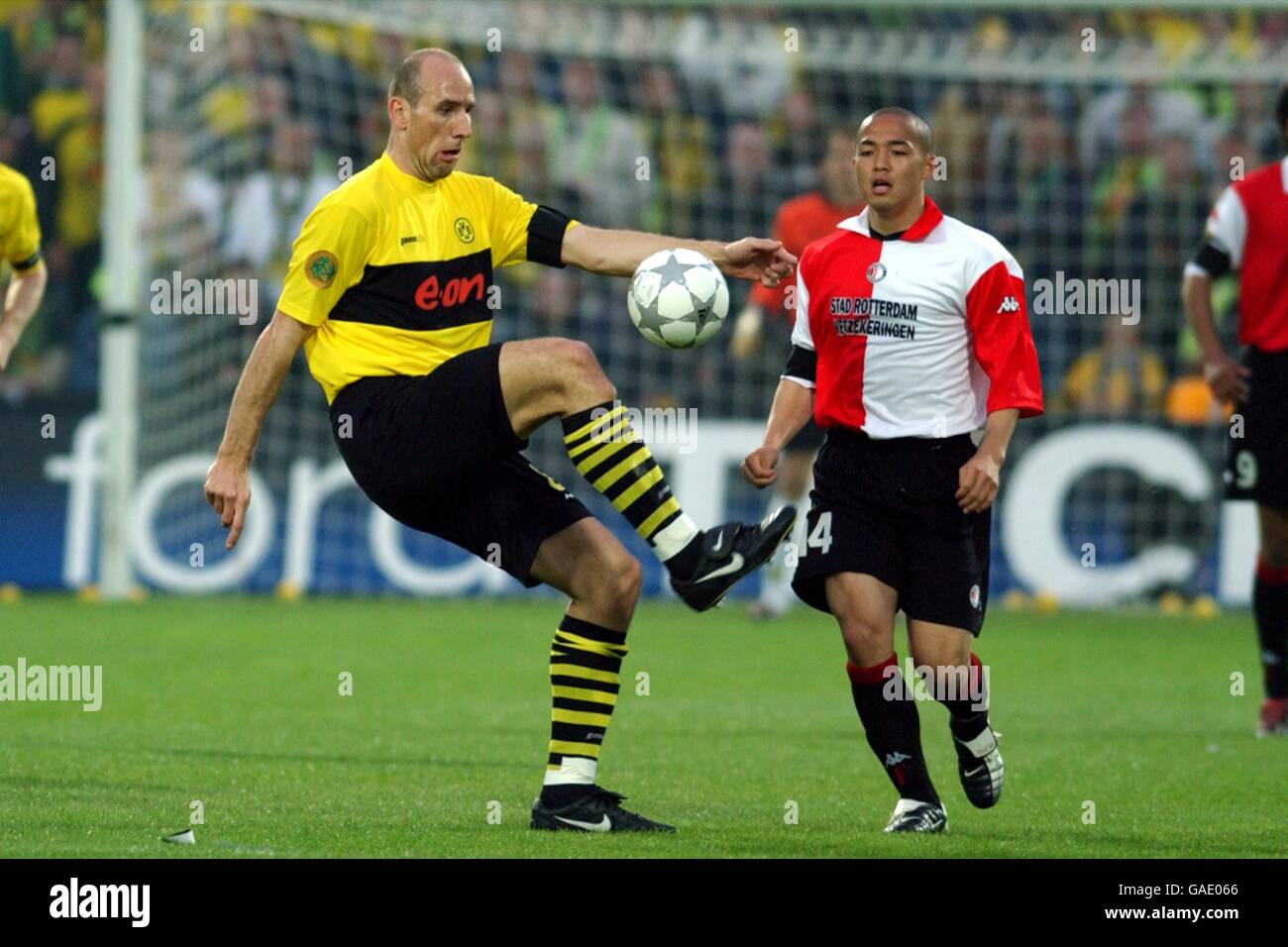 Soccer - UEFA Cup - Final - Feyenoord v Borussia Dortmund Stock Photo ...