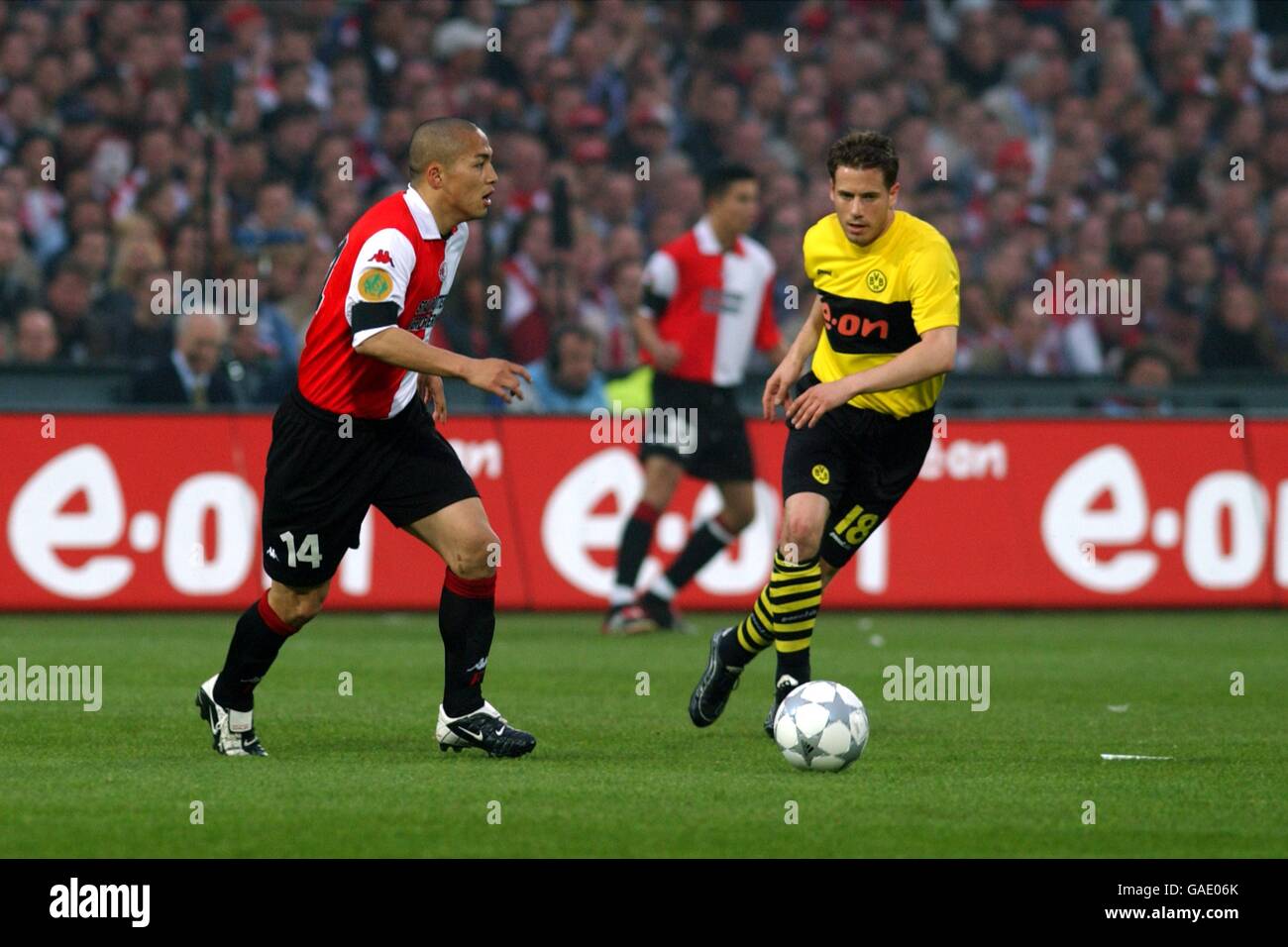 Soccer - UEFA Cup - Final - Feyenoord v Borussia Dortmund Stock Photo ...