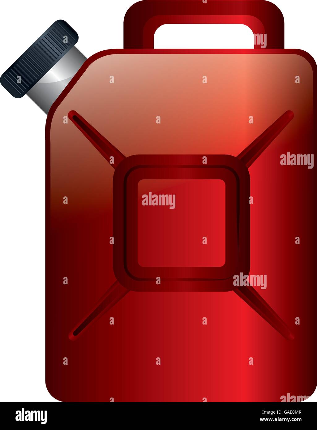 Red Gasoline can isolated icon on white Stock Vector Image & Art - Alamy