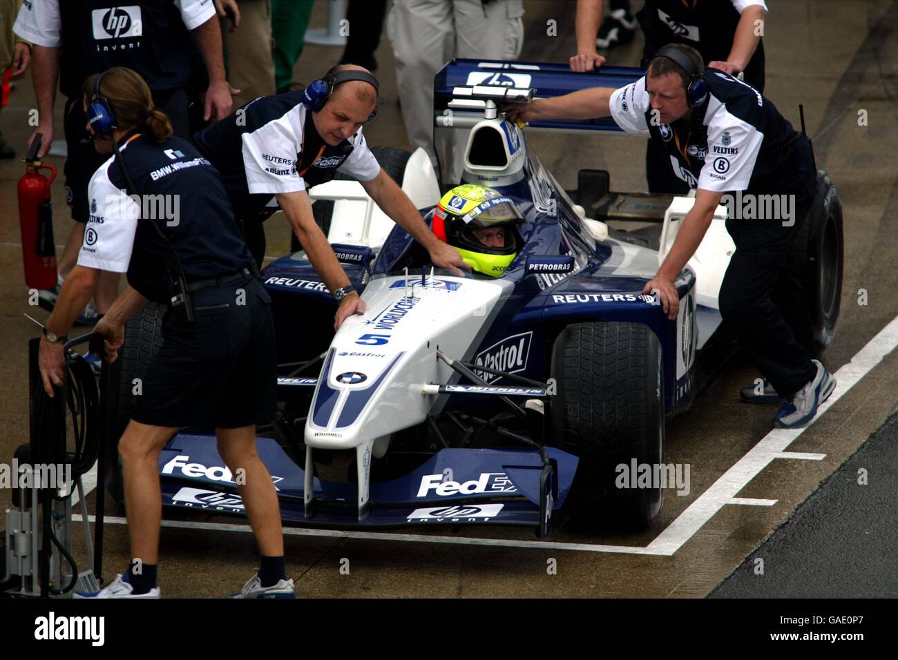Formula One Motor Racing - British Grand Prix - Practice Stock Photo ...