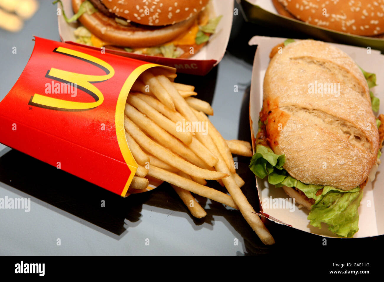 Generic shots of from a McDonalds restaurant. PRESS ASSOCIATION Photo ...