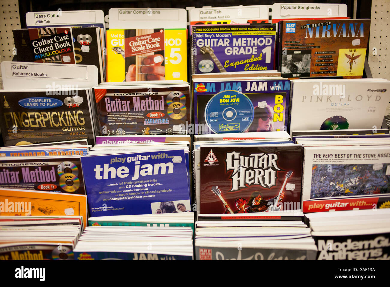 Books and music store hi-res stock photography and images - Alamy