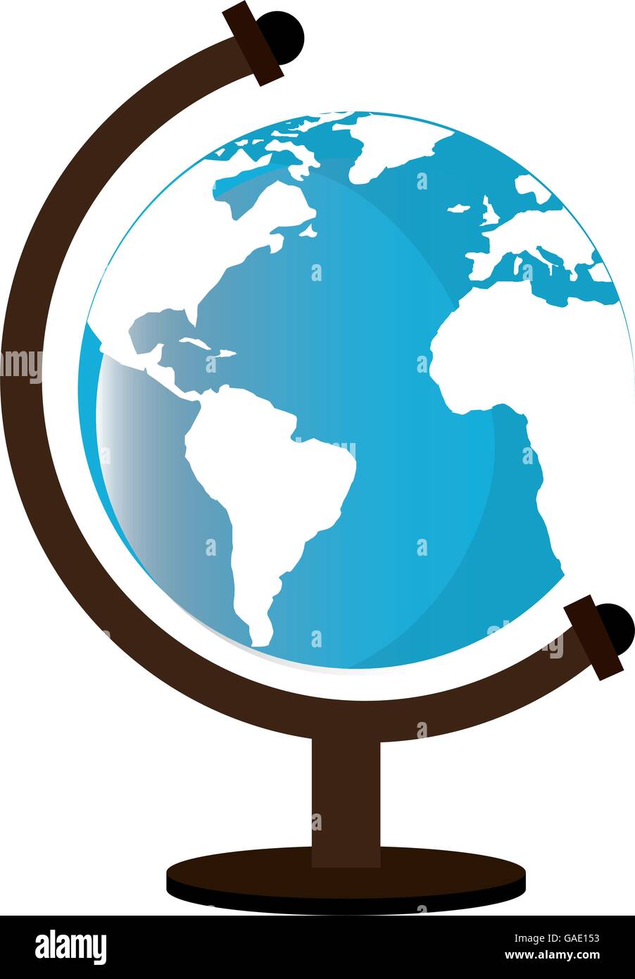Earth world map isolated icon Stock Vector Image & Art - Alamy
