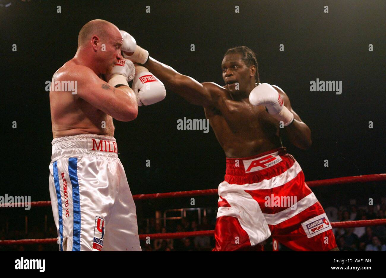 Boxing - Heavyweight Bout - Audley Harrison v Dominic Negus Stock Photo ...
