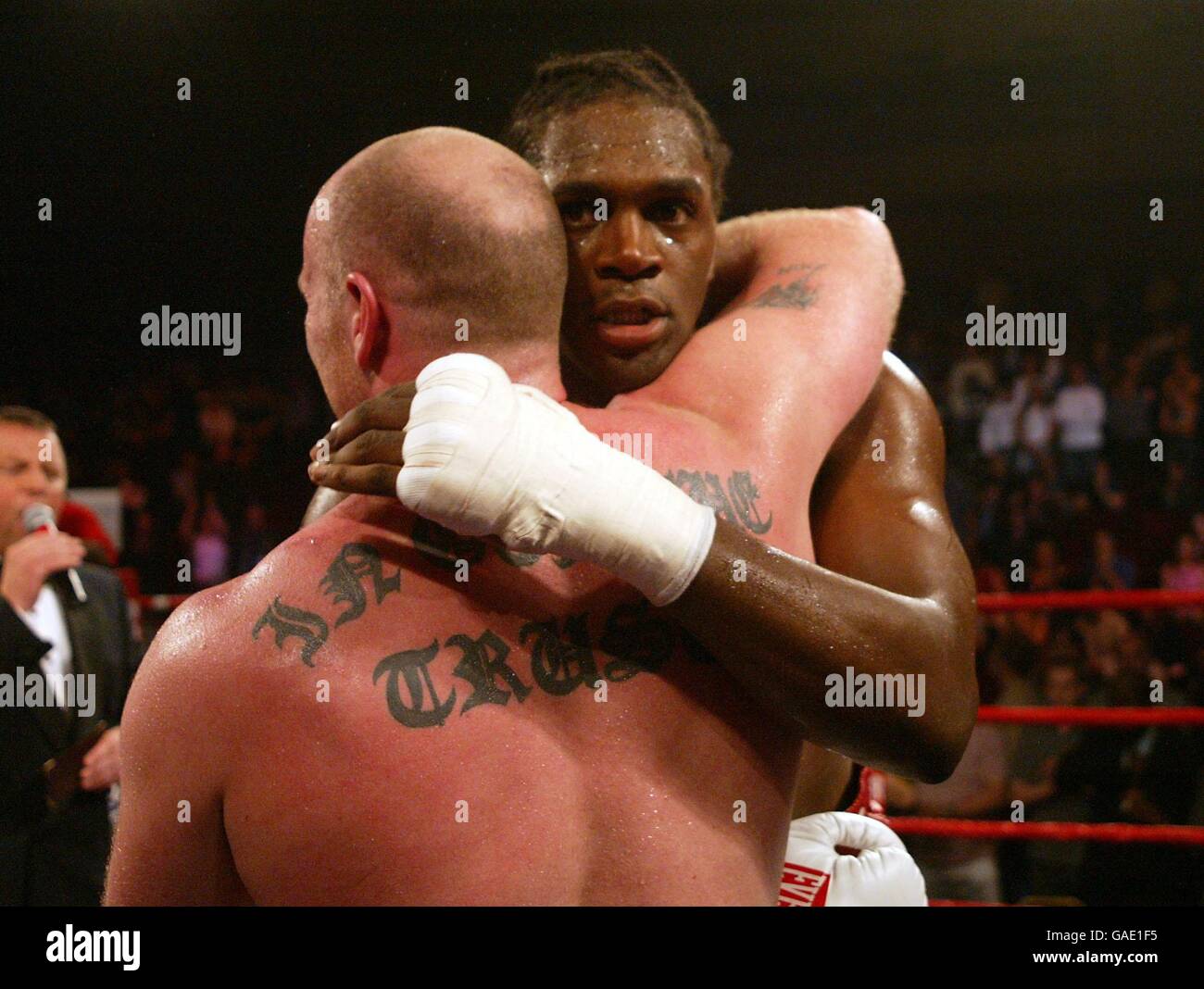 Boxing - Heavyweight Bout - Audley Harrison v Dominic Negus Stock Photo ...