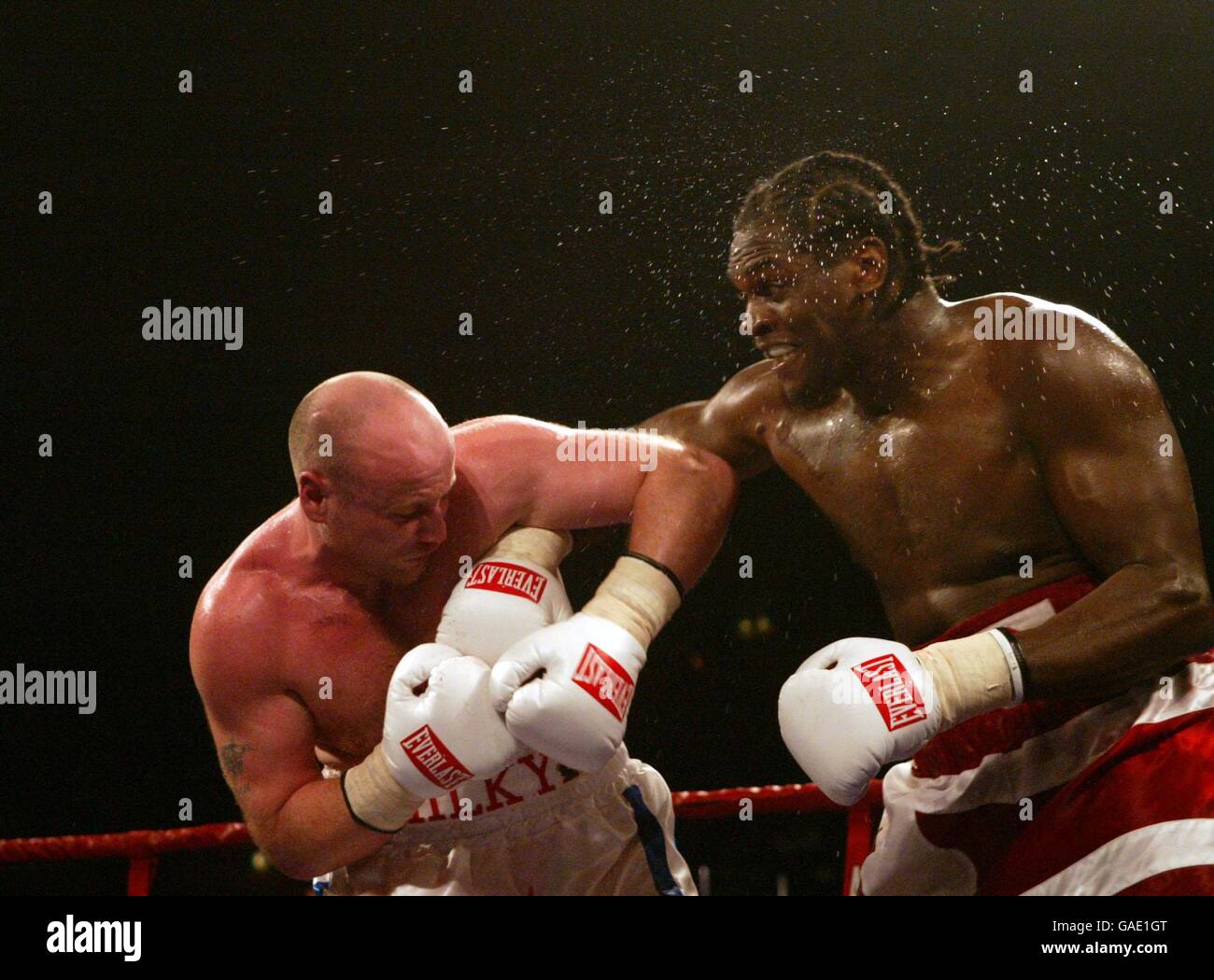 Boxing - Heavyweight Bout - Audley Harrison v Dominic Negus Stock Photo ...