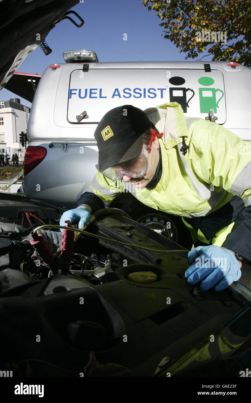 Aa launch new fuel retrieval service hi-res stock photography and ...