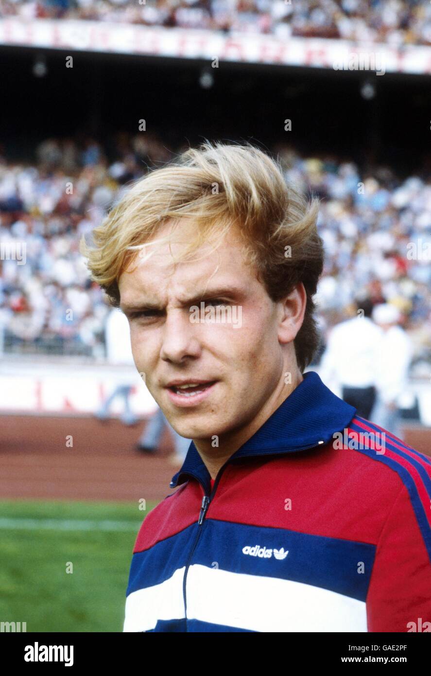 German Soccer. Michael Rummenigge, Bayern Munich Stock Photo - Alamy