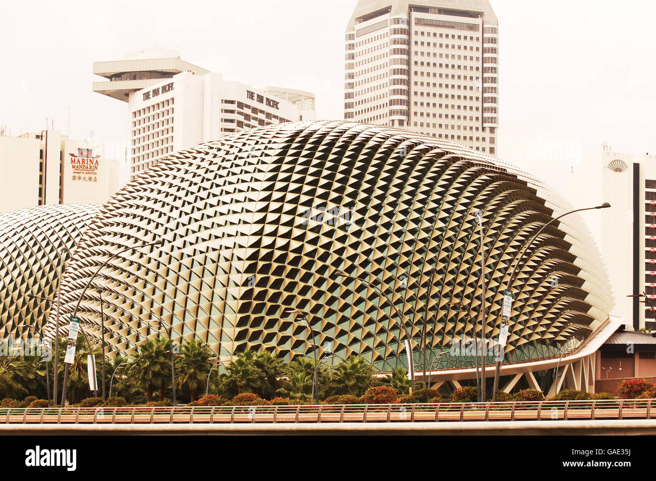 A view of the world famous Durian Building, named after the prickly ...