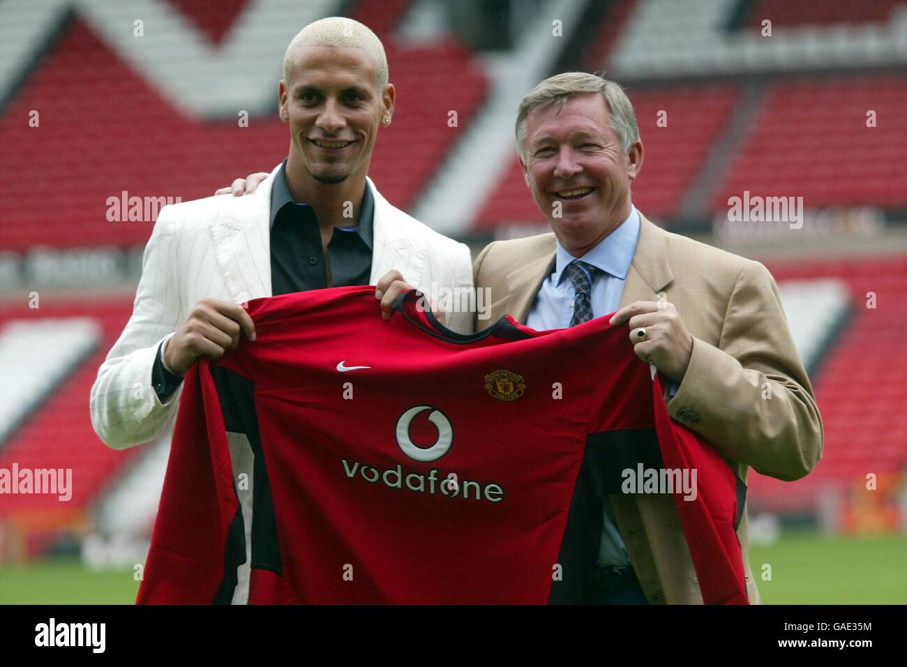 Soccer - Press Conference - Manchester United Stock Photo - Alamy