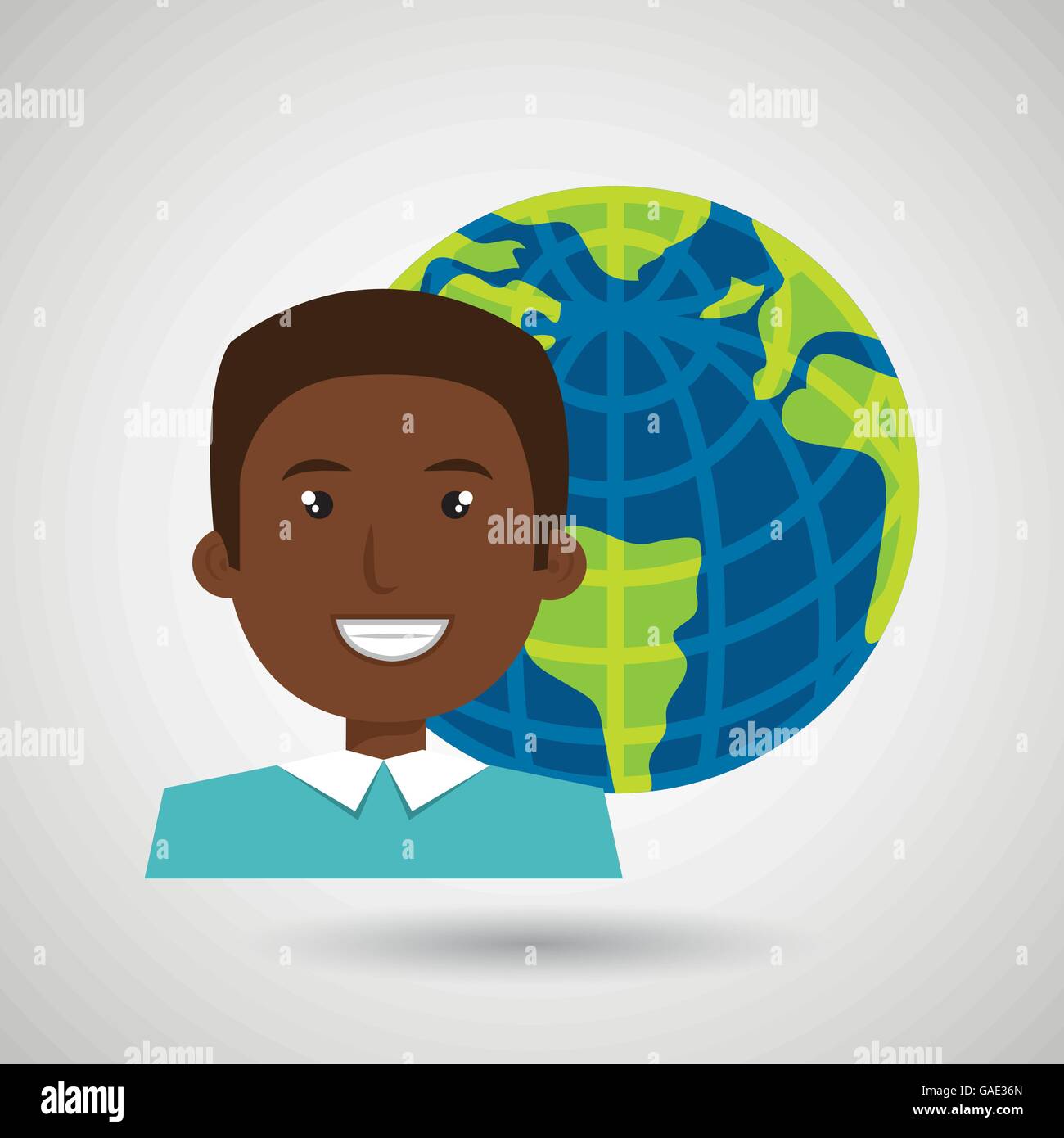avatar with planet earth isolated icon design Stock Vector Image & Art ...
