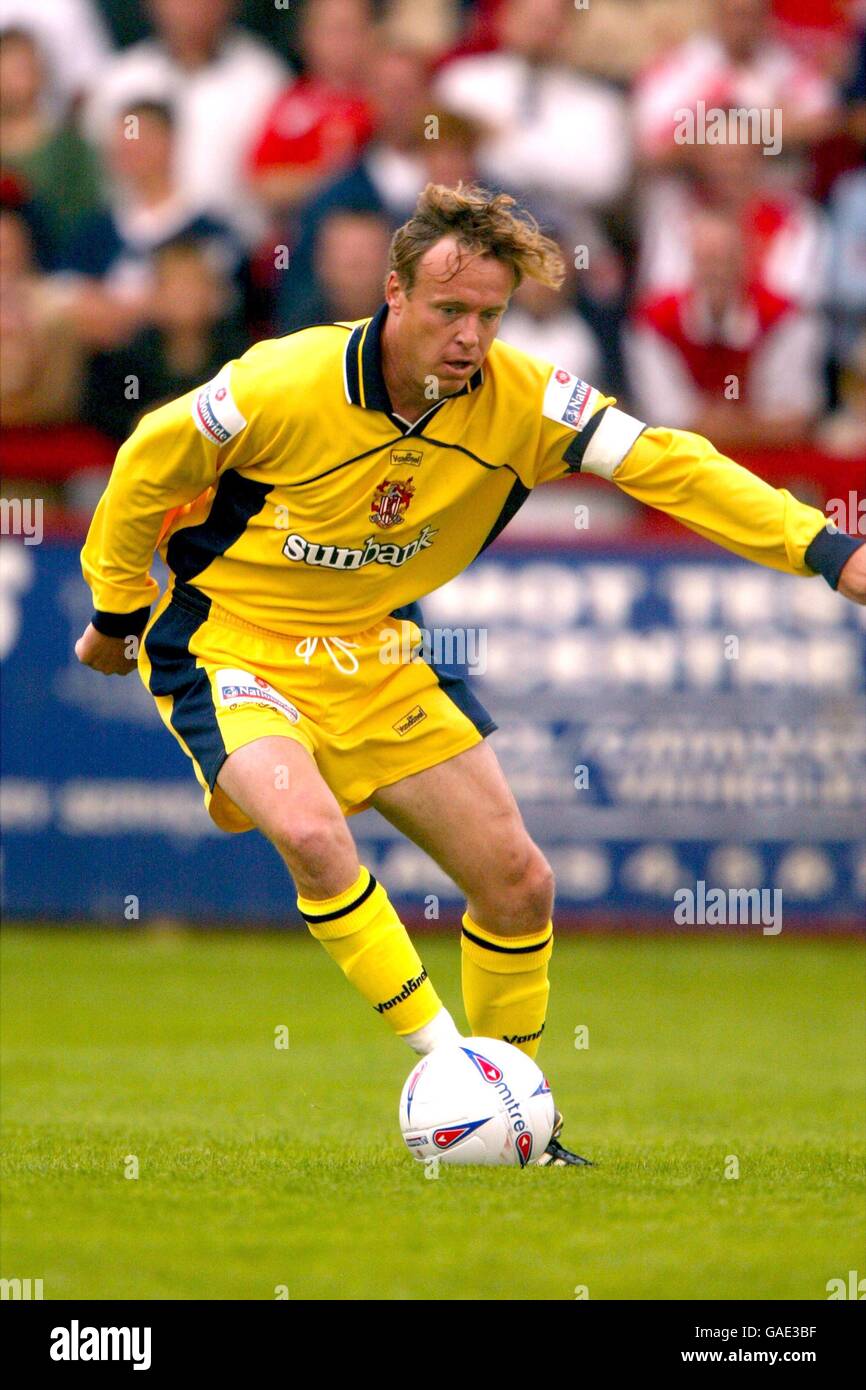 Soccer friendly stevenage borough v arsenal hi-res stock photography ...