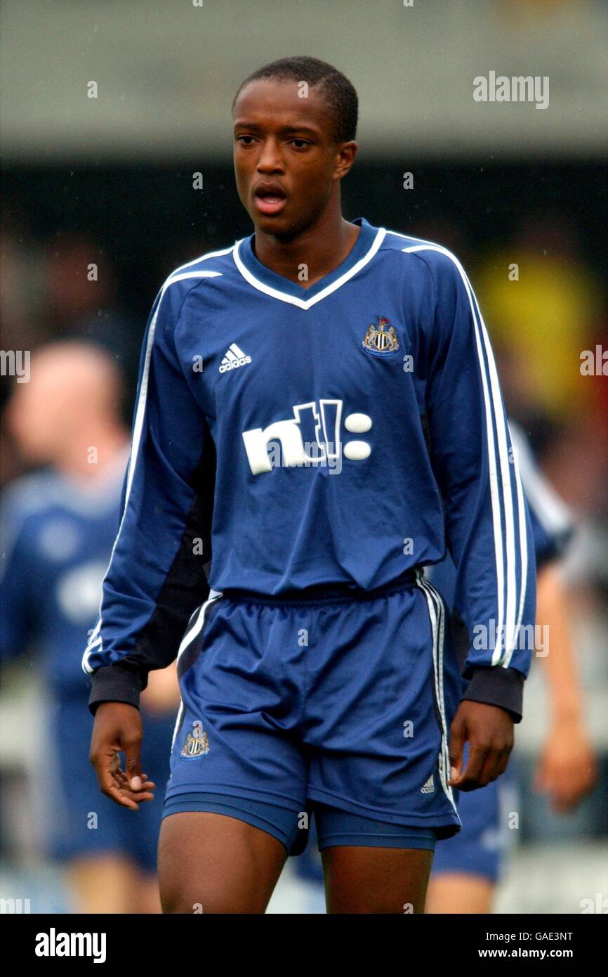 Soccer - Friendly - Darlington v Newcastle United. Richard Offiong ...