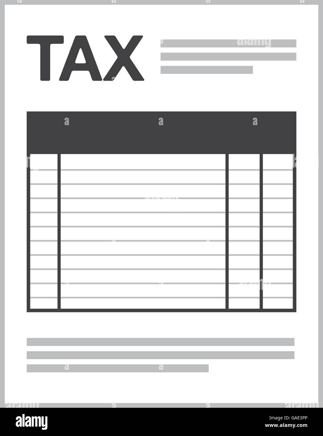tax form isolated icon design Stock Vector Image & Art - Alamy