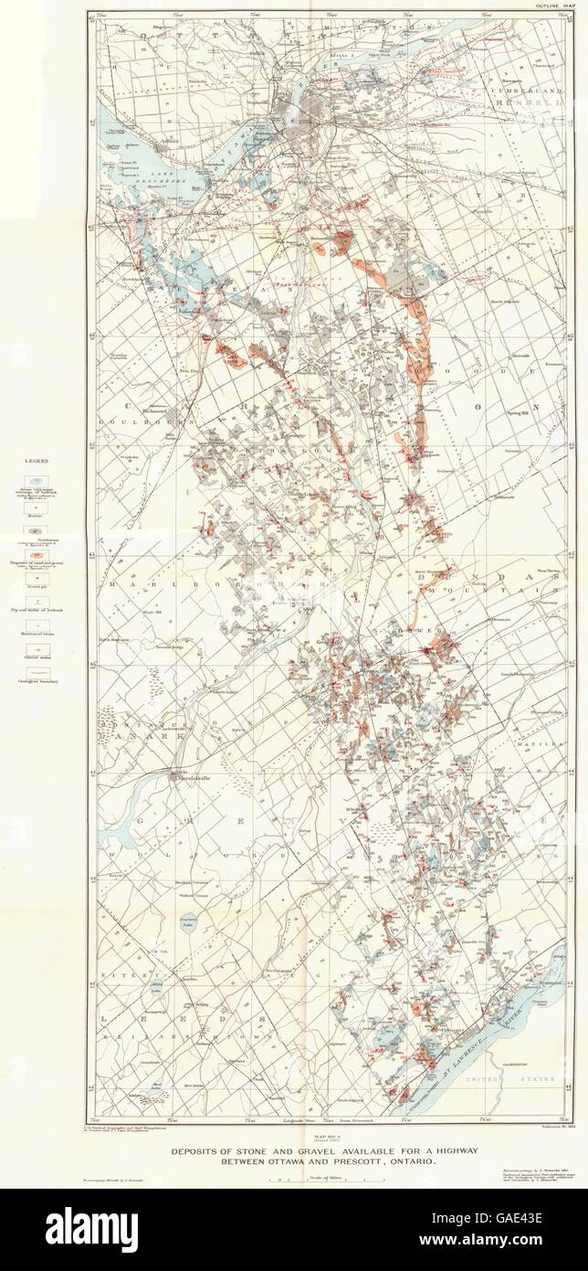 Prescott map hi-res stock photography and images - Alamy