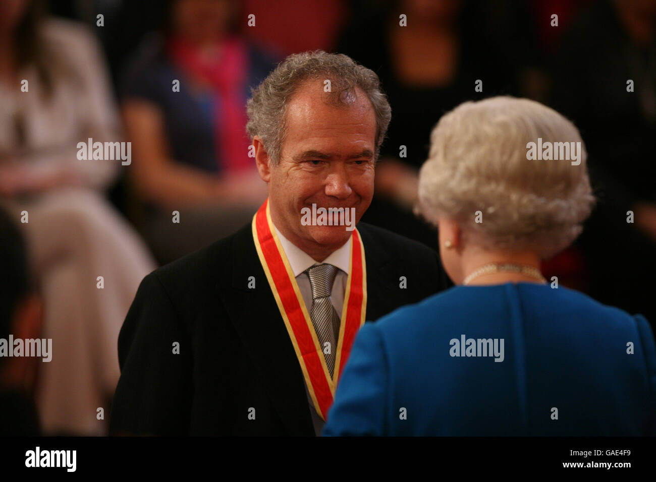 Professor Sir Christopher Bayly from Cambridge is knighted by The Queen ...