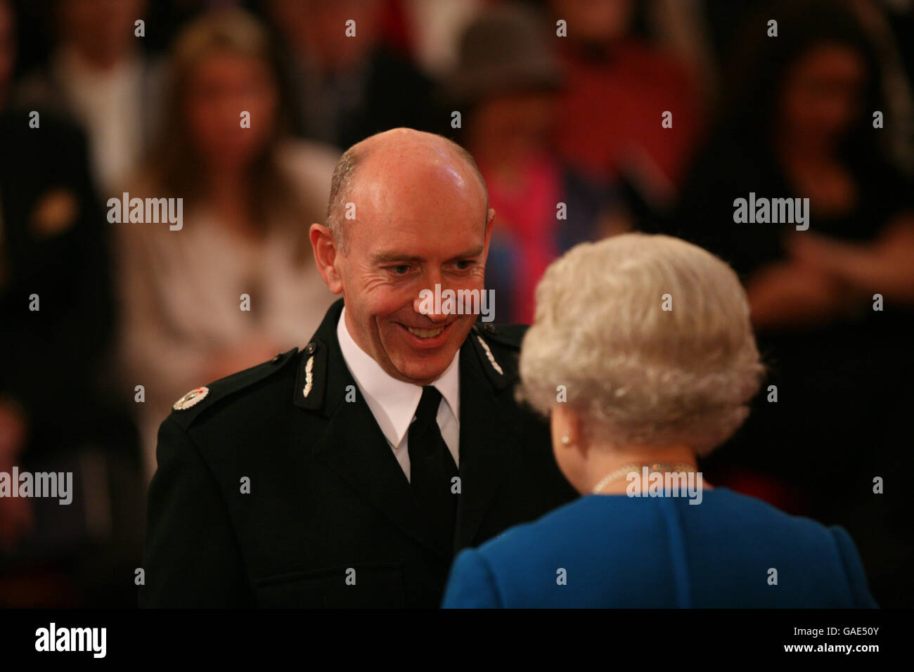 Mr. Peter Sheridan is made an OBE by The Queen at Buckingham Palace ...