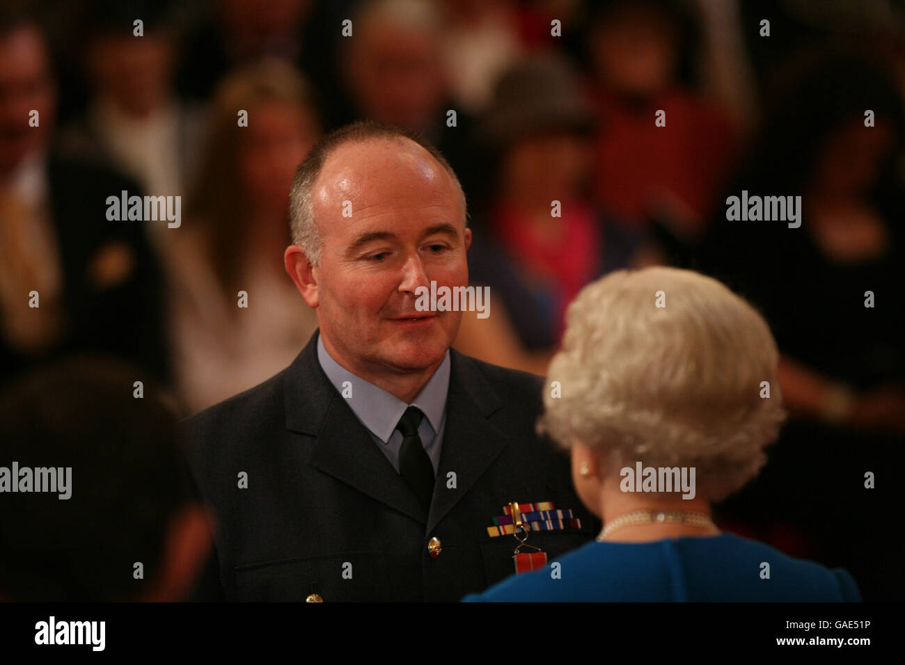 Flight Sergeant Mark Farrell is made an MBE by The Queen at Buckingham ...