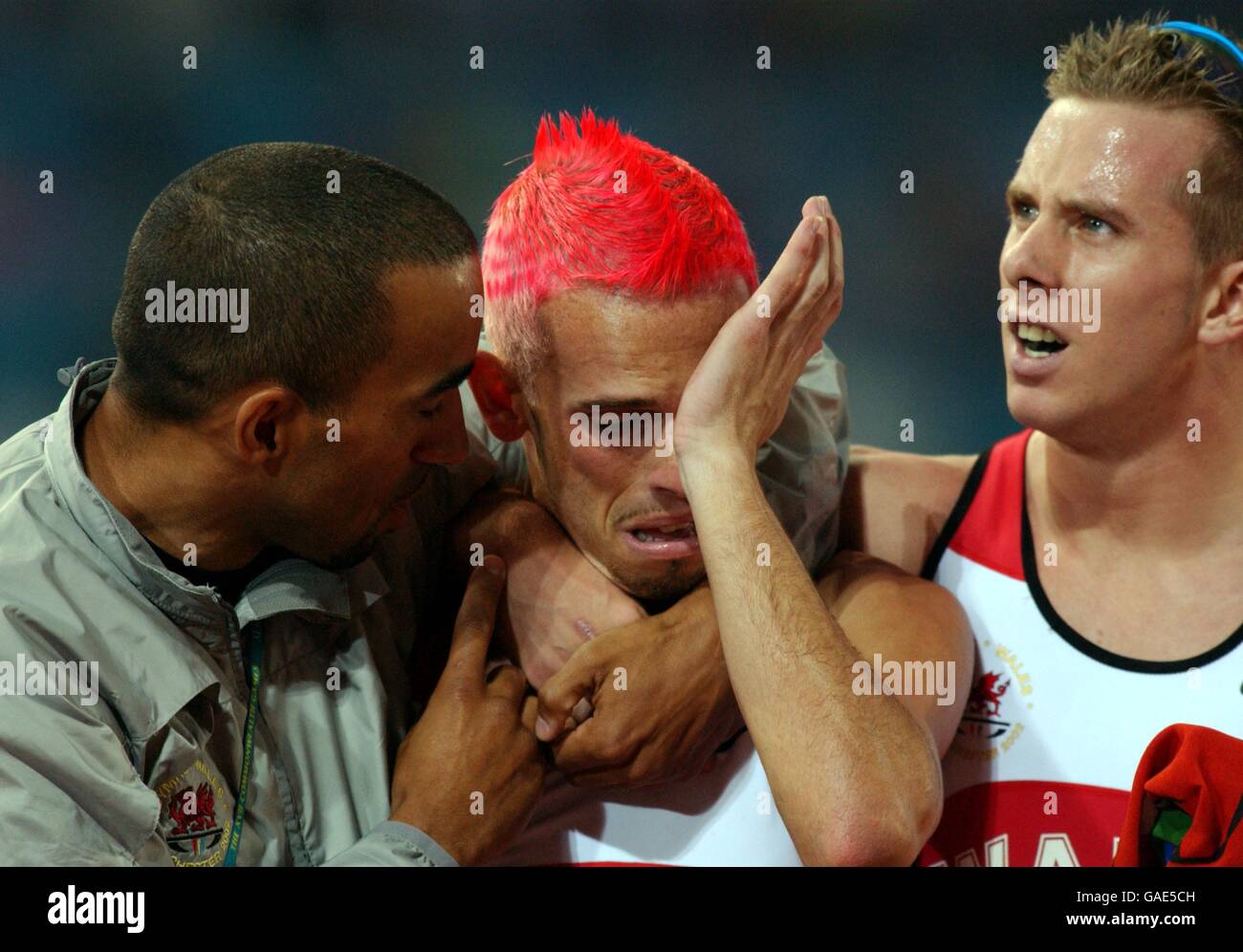 Commonwealth games manchester 2002 athletics mens 4 x 400m final hi-res ...