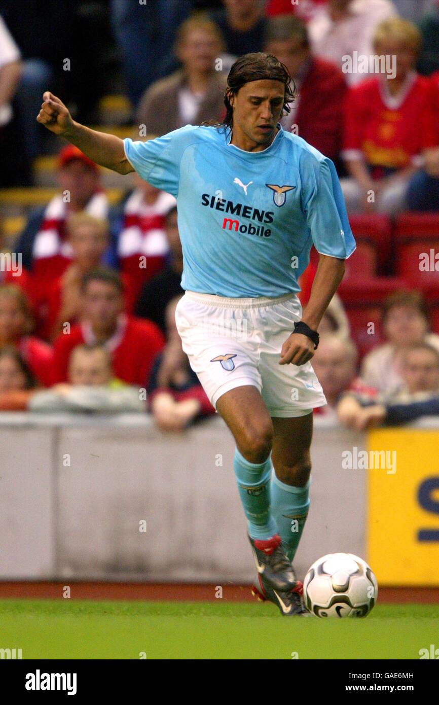 Soccer - Real Madrid Centenary Tournament - Liverpool v Lazio. Lazio's ...