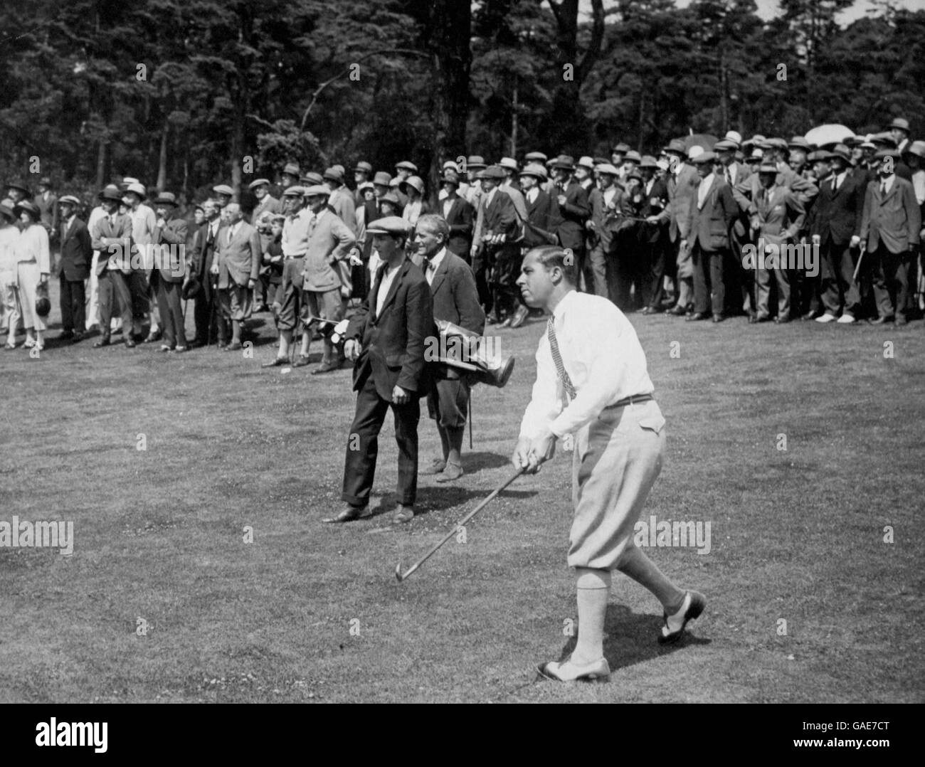 Golf - George Duncan and Abe Mitchell v Walter Hagen and Macdonald ...