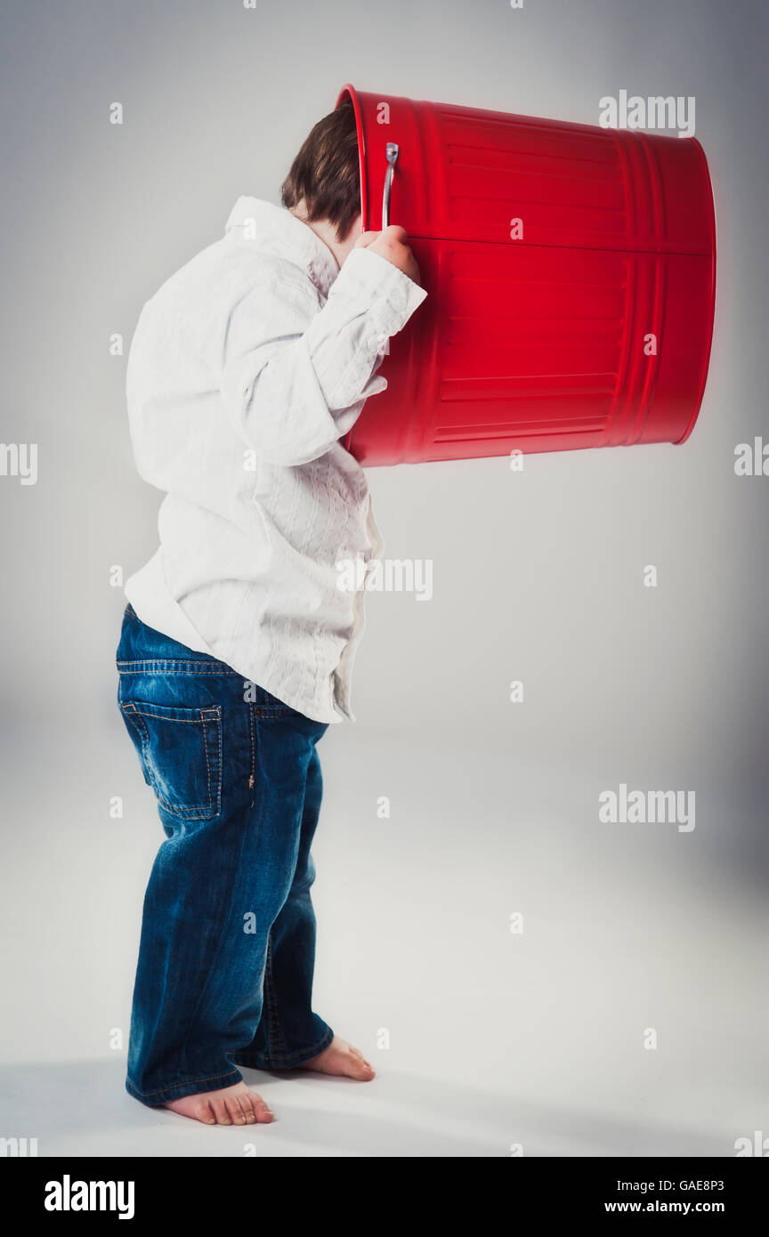 Bucket over head hi-res stock photography and images - Alamy