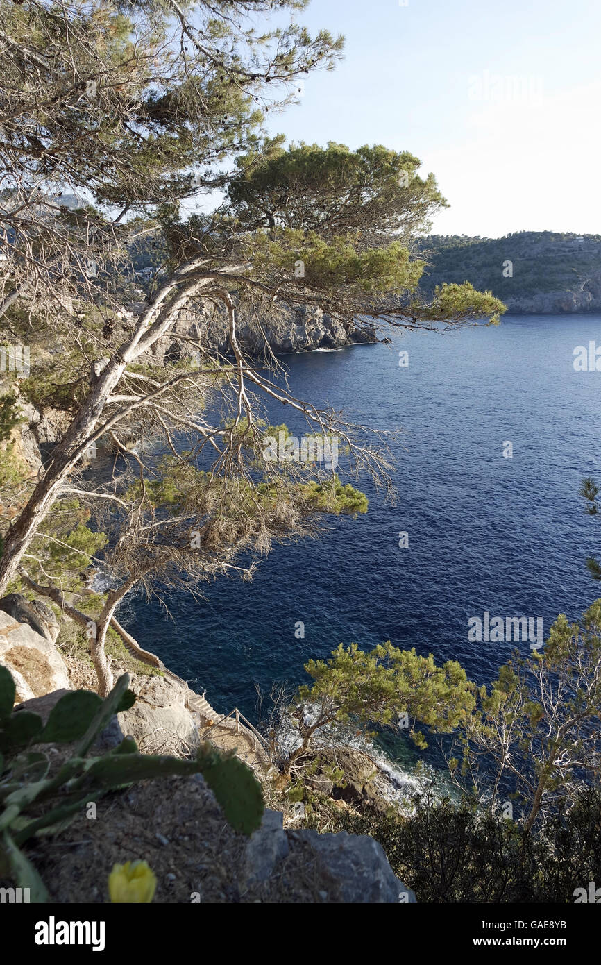 natural coast landscape of balearic island mallorca Stock Photo - Alamy