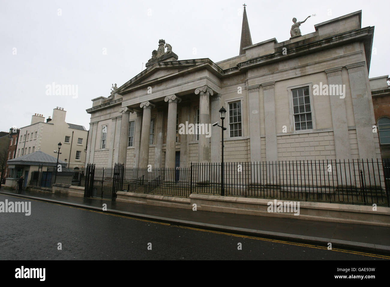 Londonderry Feature. A general view of Londonderry Courthouse Stock ...