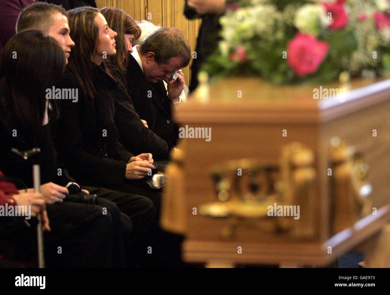 Michael Hamilton (fifth left), father of Vicky Hamilton, with his wife ...