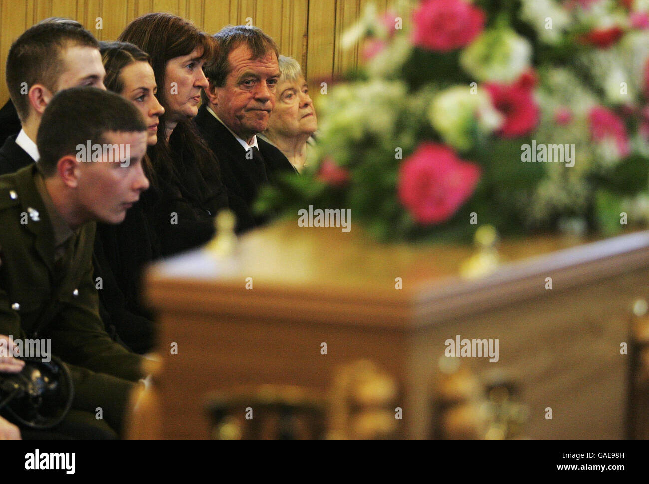 Michael Hamilton (fifth left), father of Vicky Hamilton, with his wife ...