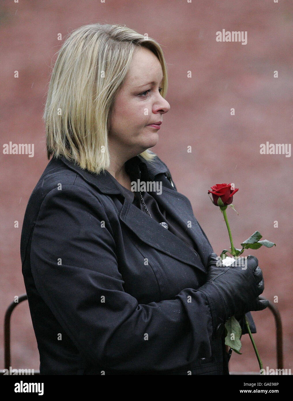 Vicky Hamilton funeral Stock Photo - Alamy