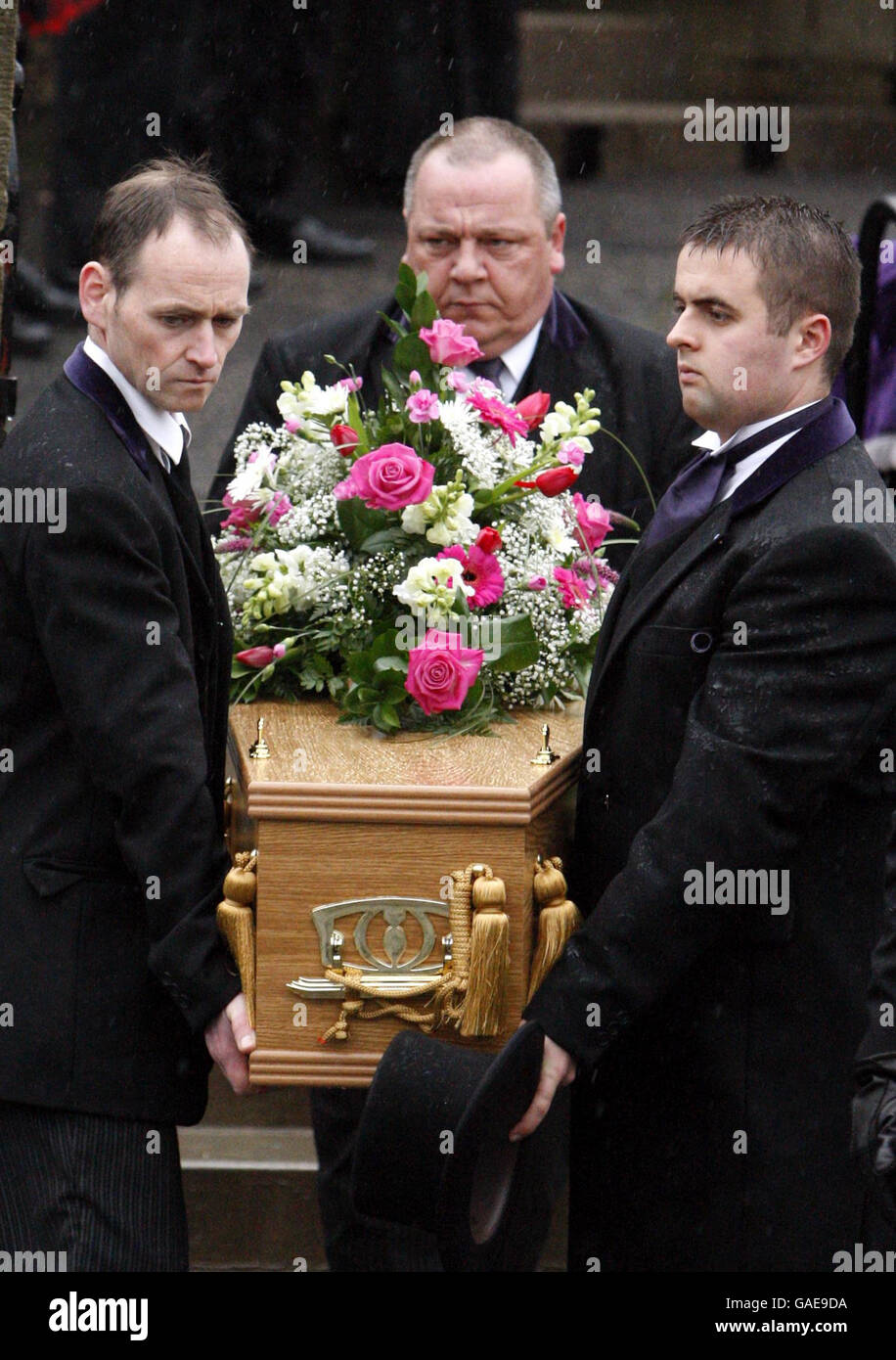Vicky Hamilton funeral Stock Photo - Alamy