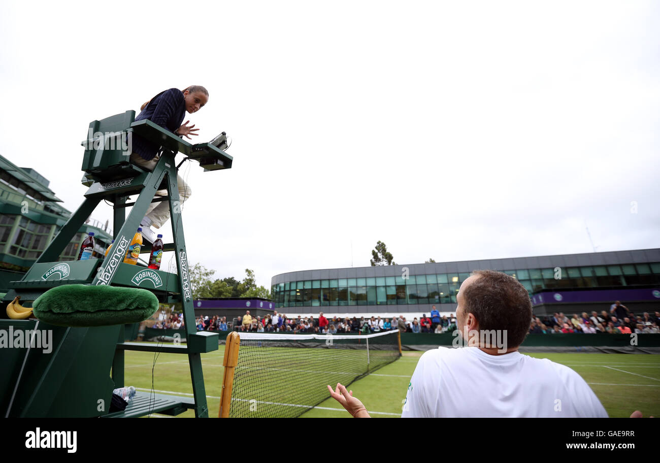 Umpire umpire marijana veljovic during hi-res stock photography and ...