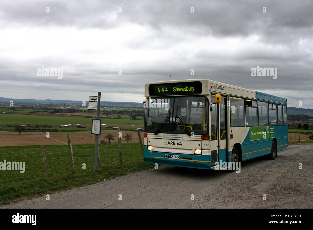 544 bus near shrewsbury hi-res stock photography and images - Alamy