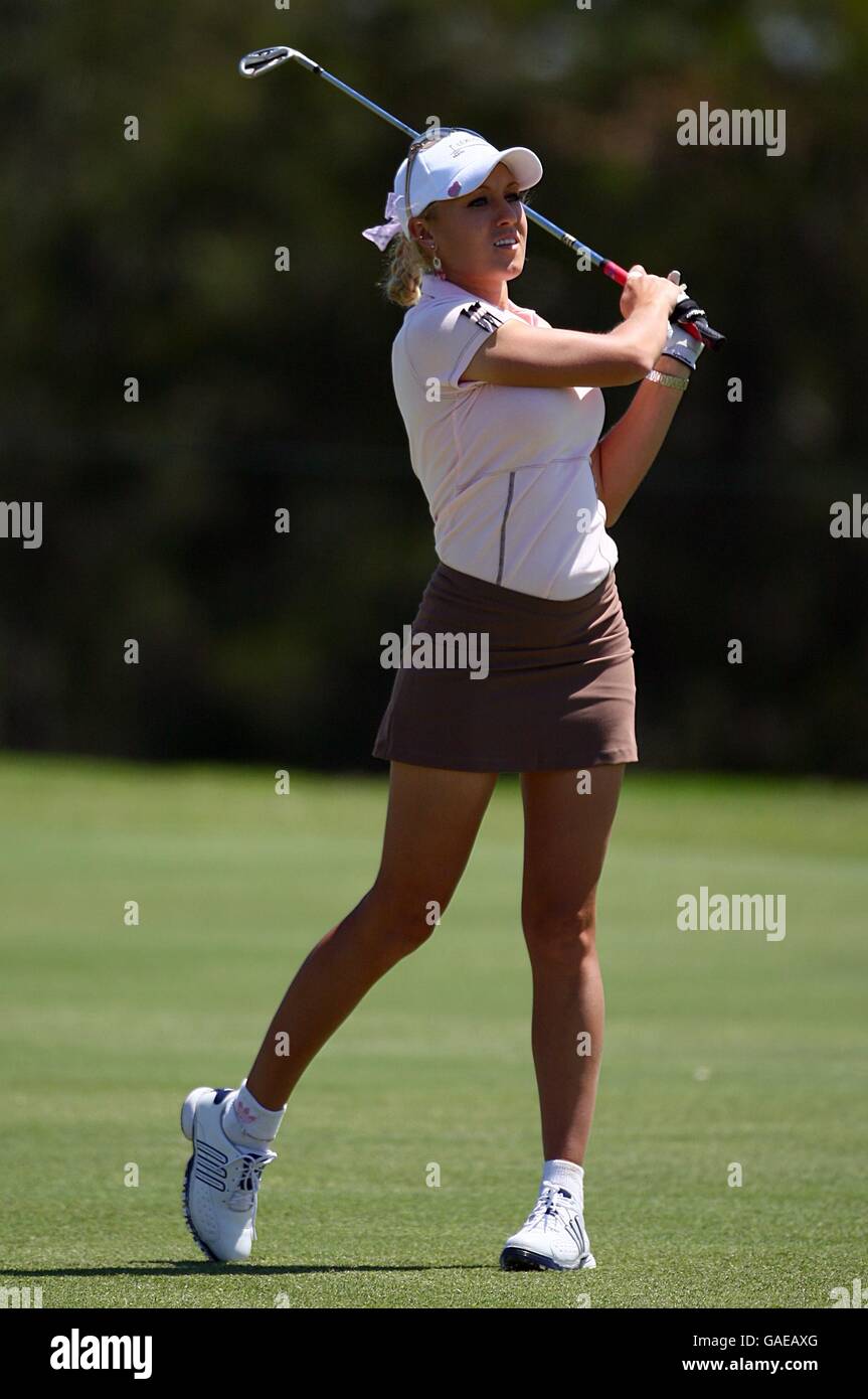 Team internationals natalie gulbis usa lexus cup hi-res stock ...