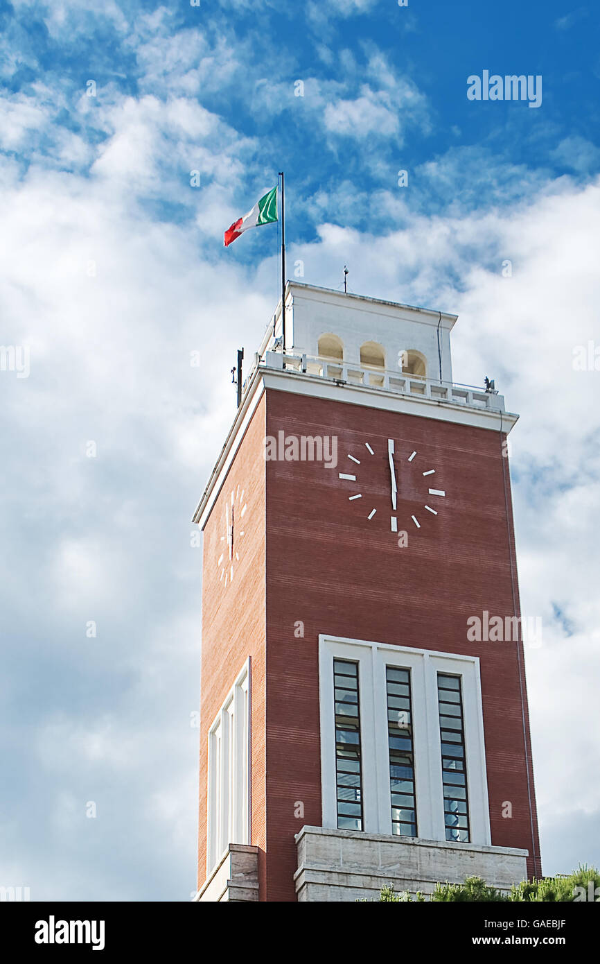 Pescara city hall in blue sky Stock Photo - Alamy