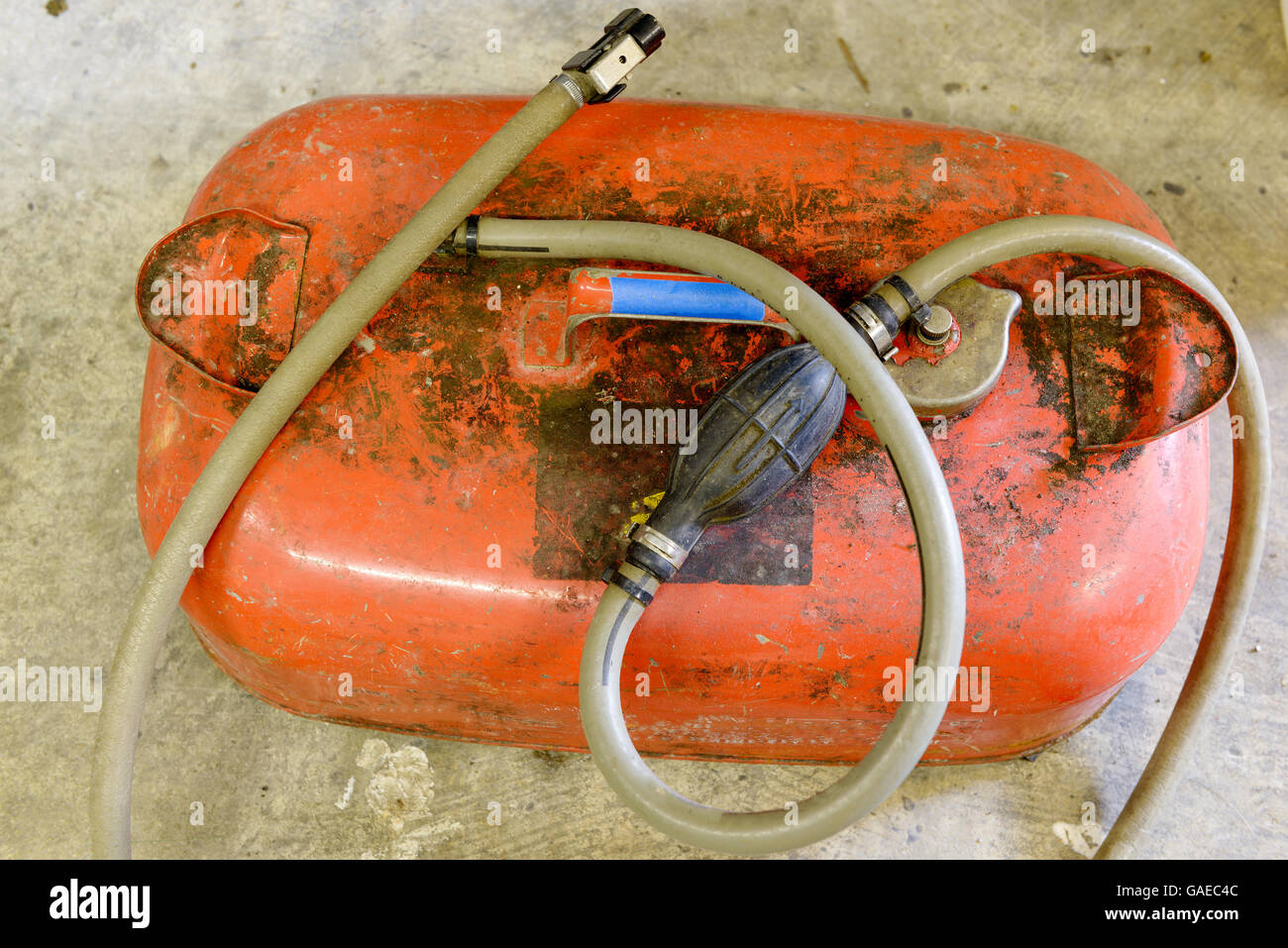 Pleasure red motor boat hi-res stock photography and images - Alamy