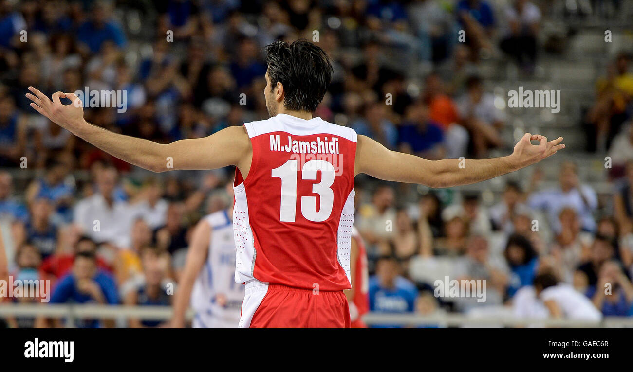 Turin, Italy. 04th July, 2016. Mohammad Jamshidi celebrates during the ...