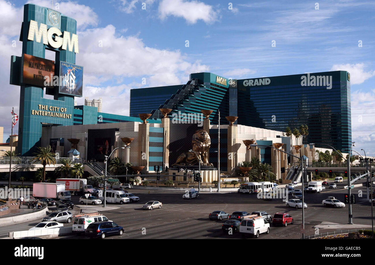 Mgm Grand Las Vegas Exterior High Resolution Stock Photography and ...
