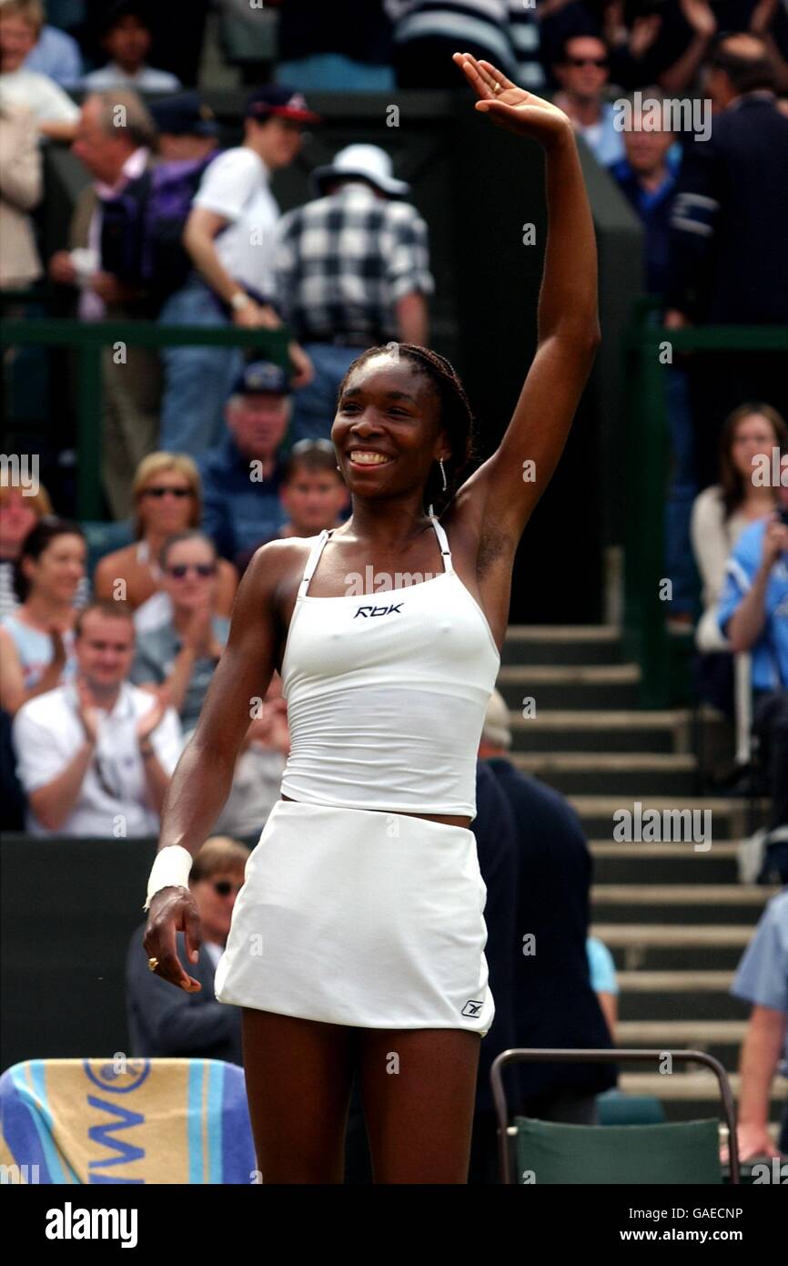 Tennis - Wimbledon 2002 - Women's Semi Final - Venus Williams v Justine ...