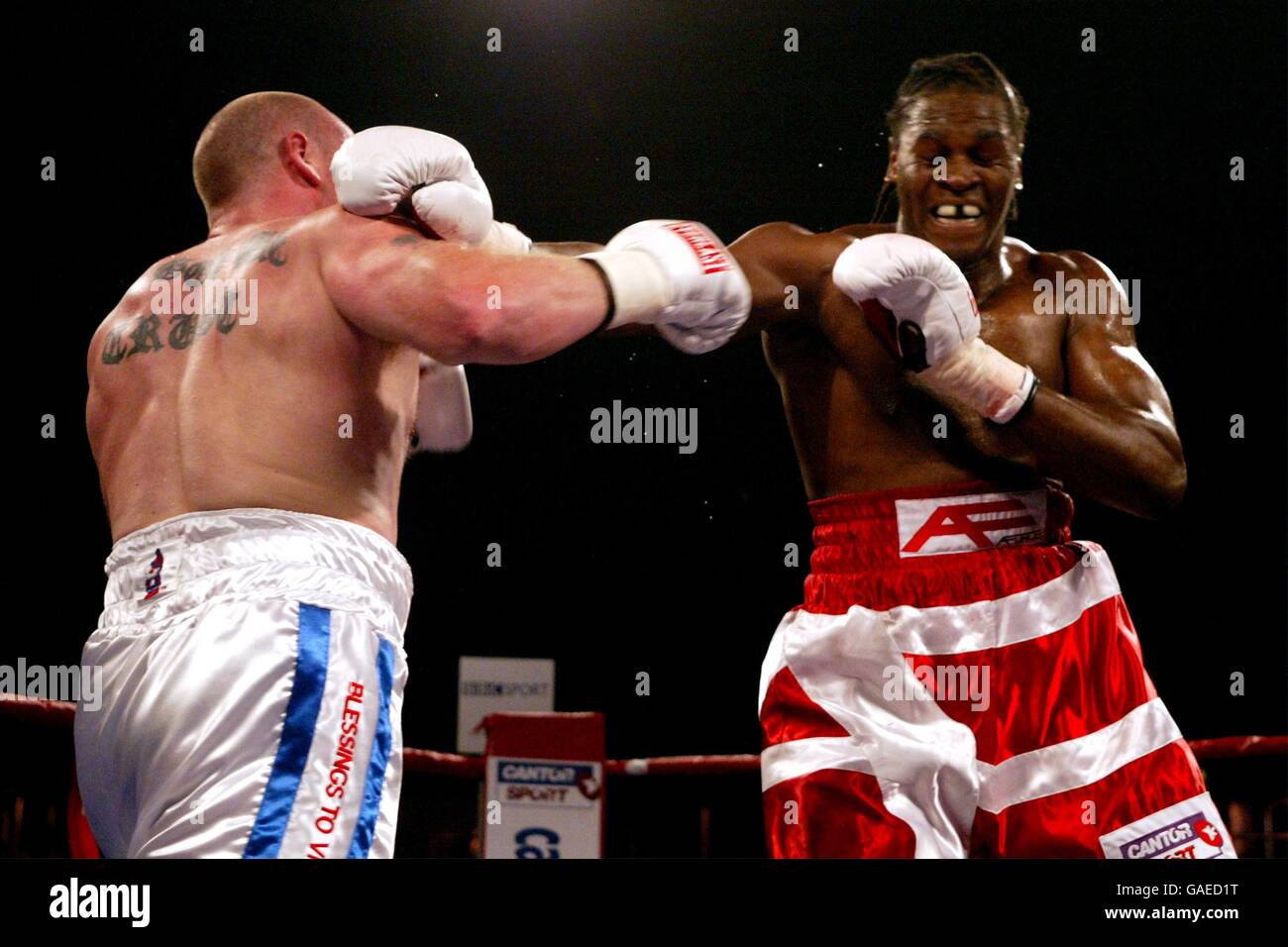 Boxing - Heavyweight Bout - Audley Harrison v Dominic Negus Stock Photo ...